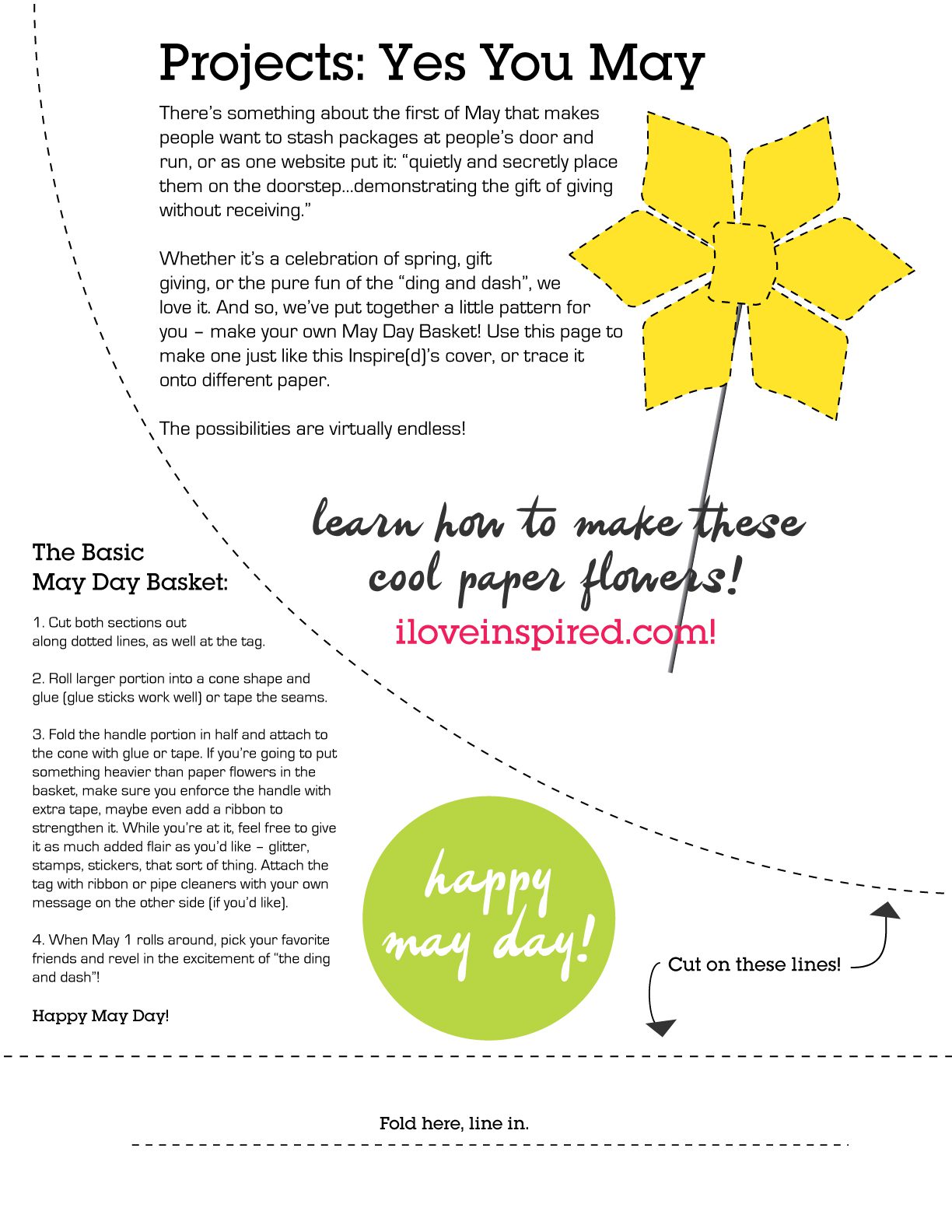 How To: Make Paper Flowers! » I Love Inspire(d)